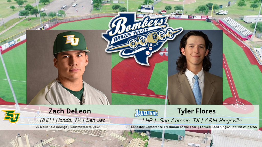 Brazos Valley Bombers Baseball: Team News