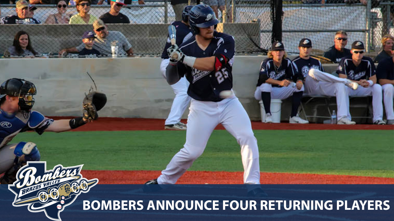 Brazos Valley Bombers Baseball: Team News