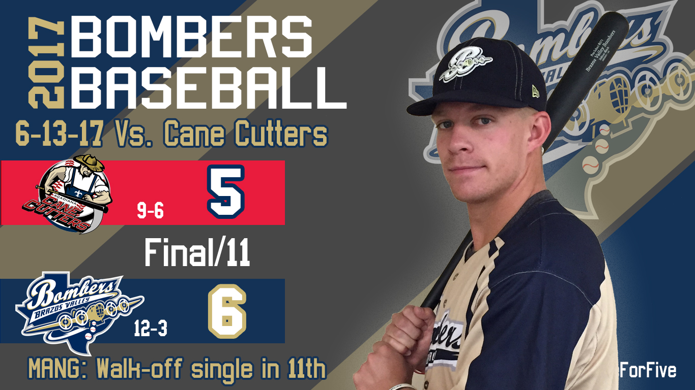 Brazos Valley Bombers Baseball: Team News